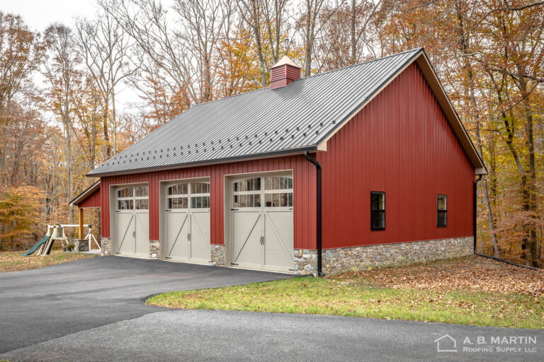 Maryland Pole Barn with Copper Cupola - AB Martin